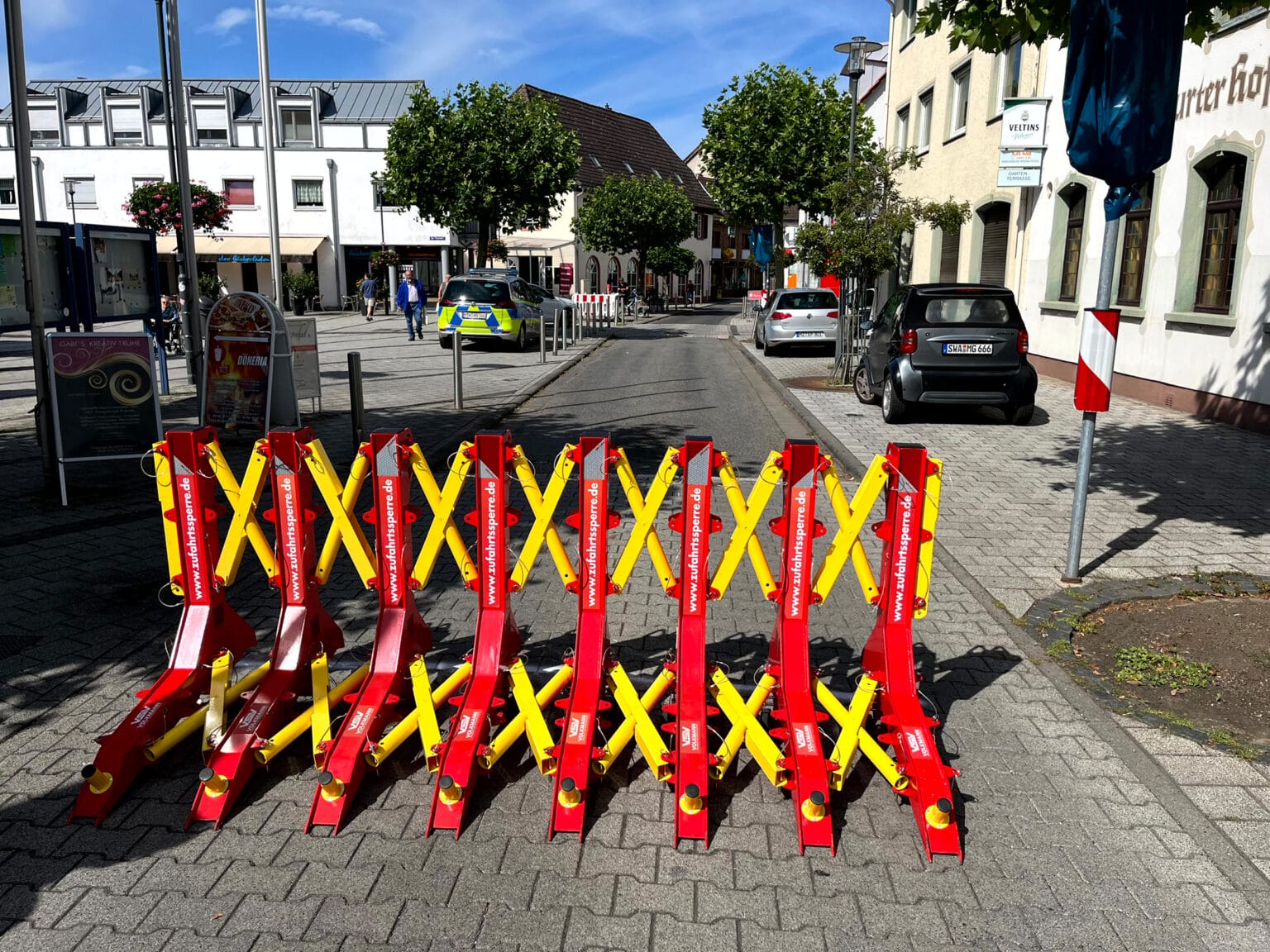 Referenzen | Mobile & temporäre Zufahrts- & Durchfahrtssperren